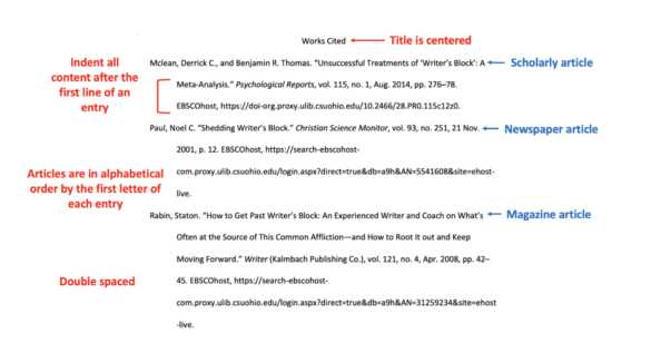 MLA Works Cited Page: Format, Templates & Examples | Paperpal