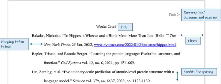 MLA Format: Guidelines, Template and Examples | Paperpal