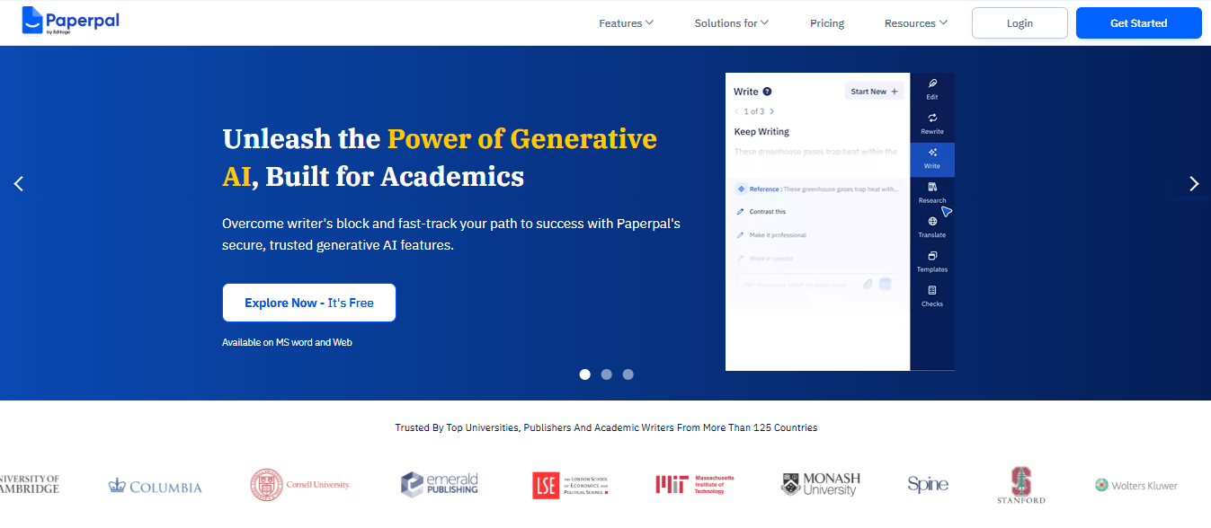 Top 5 AI Tools for Academic & Research Writing | Paperpal