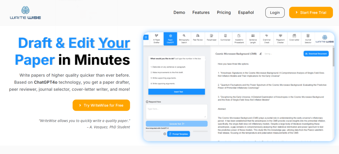Top 5 AI Tools for Academic & Research Writing | Paperpal