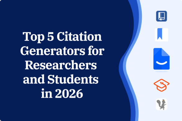 Top 5 Citation Generators for Researchers and Students in 2026 | Paperpal