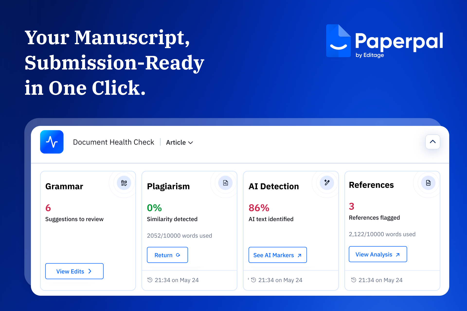 Paperpal's Document Health Check: 4 Submission Checks in One Place ...